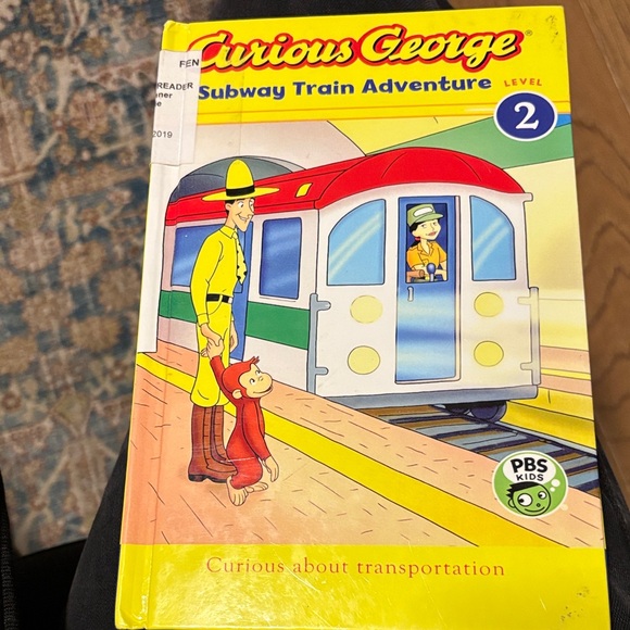Houghton Mifflin | Other | Curious George Subway Train Adventure Book ...